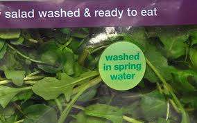 Prepackaged lettuce – Immersed